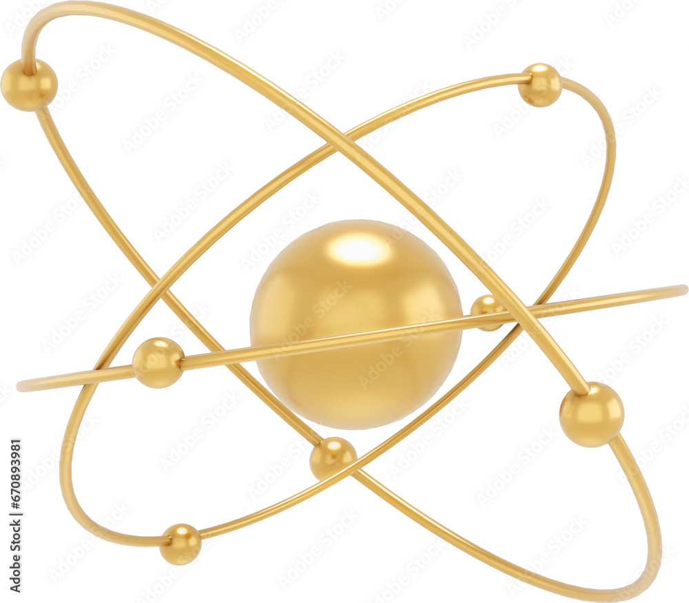 atomic structure consisting of protons, neutrons and electrons ...
