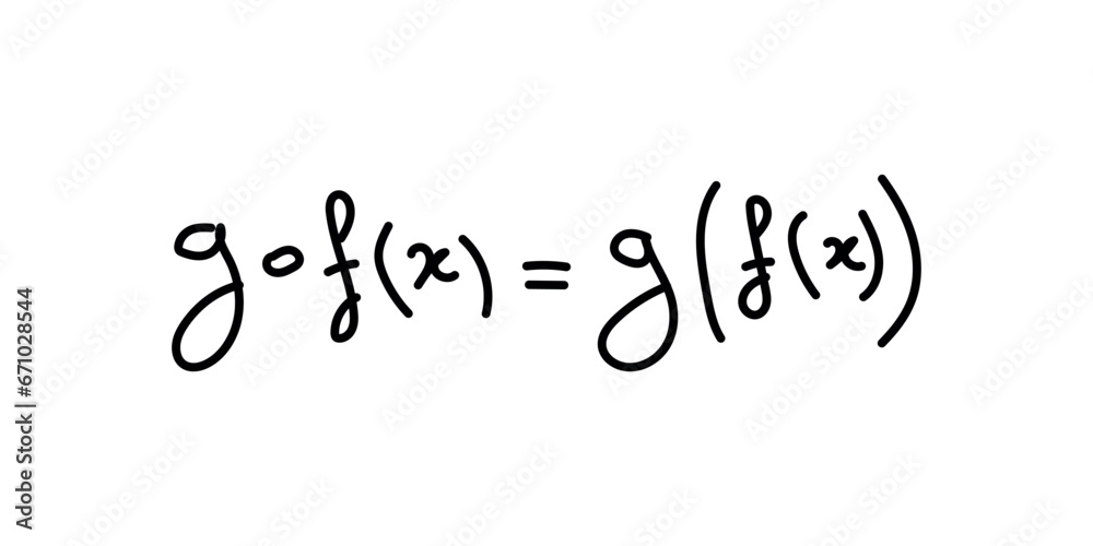 Composition of two functions in mathematics. Scientific resources for ...