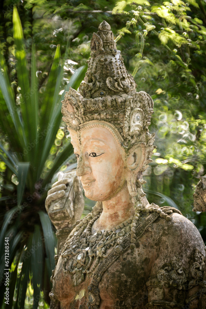 Photo Stock Mythological Creatures, Angel, Guardian statue at Wat Palad ...