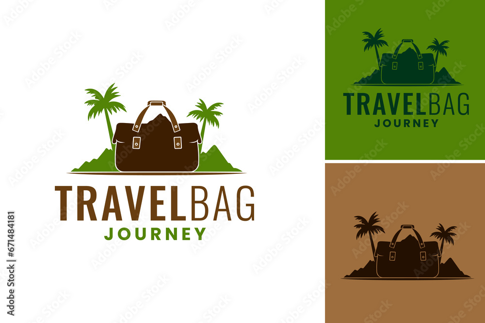 "Travel Bag Logo Design" is a graphic design asset suitable for ...