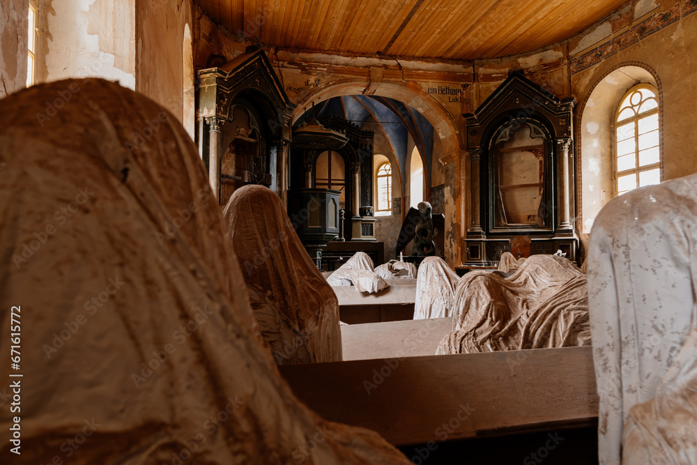 Lukova, Czech Republic, 29 October 2023: Abandoned catholic church of ...