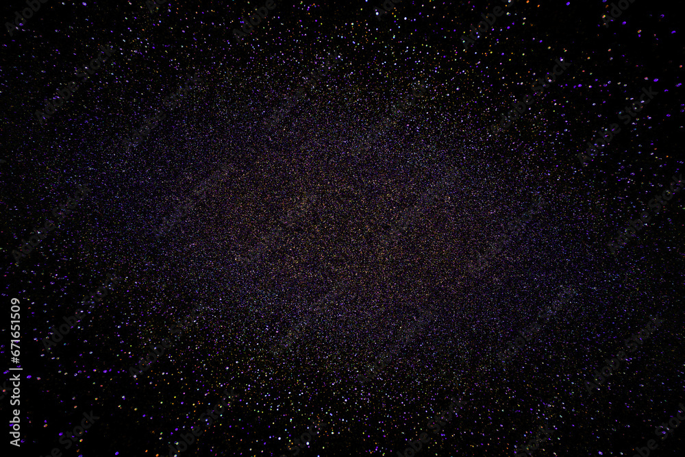 Black dark indigo blue gold orange glitter shiny abstract background ...