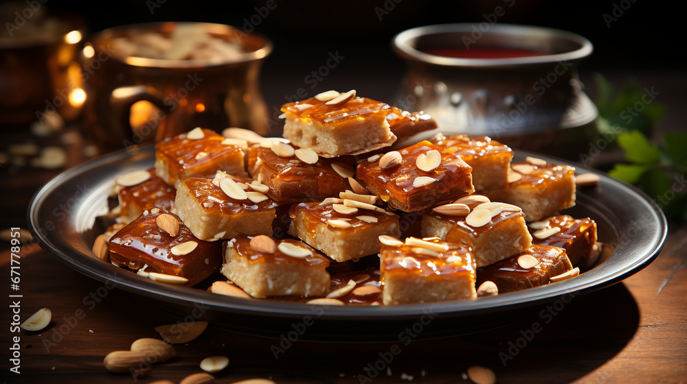 The traditional tilgul sweets exchanged during Makar Sankranti, with ...