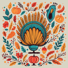 Cute Doodle Art Thanksgiving Paper Free Stock Photo - Public Domain ...