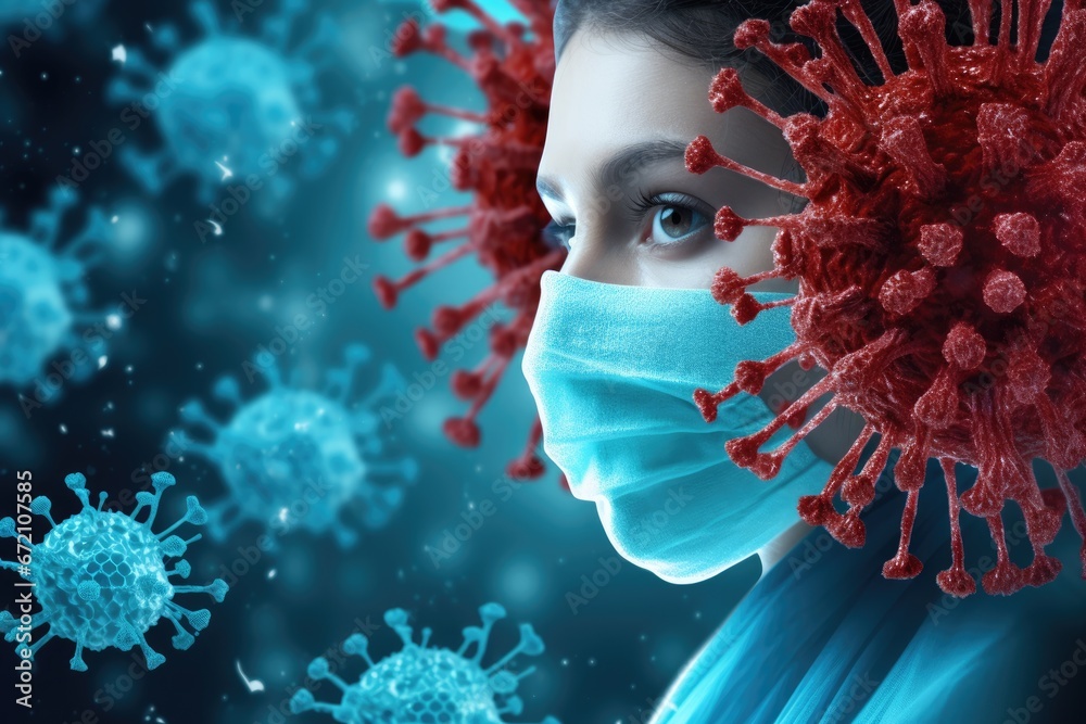 Virus, microscopic infectious agent, nucleic acid, rna dna, introduction into a living cell ...