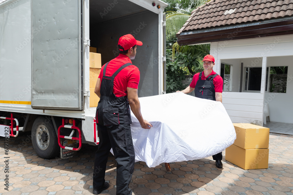 Indian worker man, employee, logistic pickup business owner working ...
