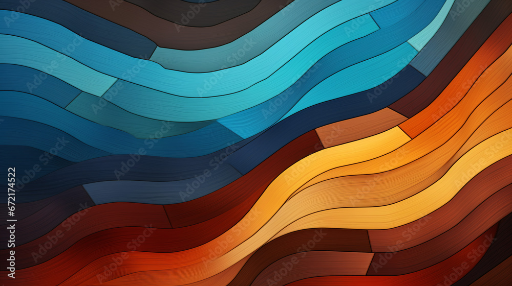 Funky Wood-Inspired Digital Patterns Background for Warm Designs and ...