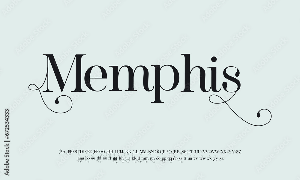 MEMPHIS Abstract minimal modern alphabet fonts. Typography minimalist ...