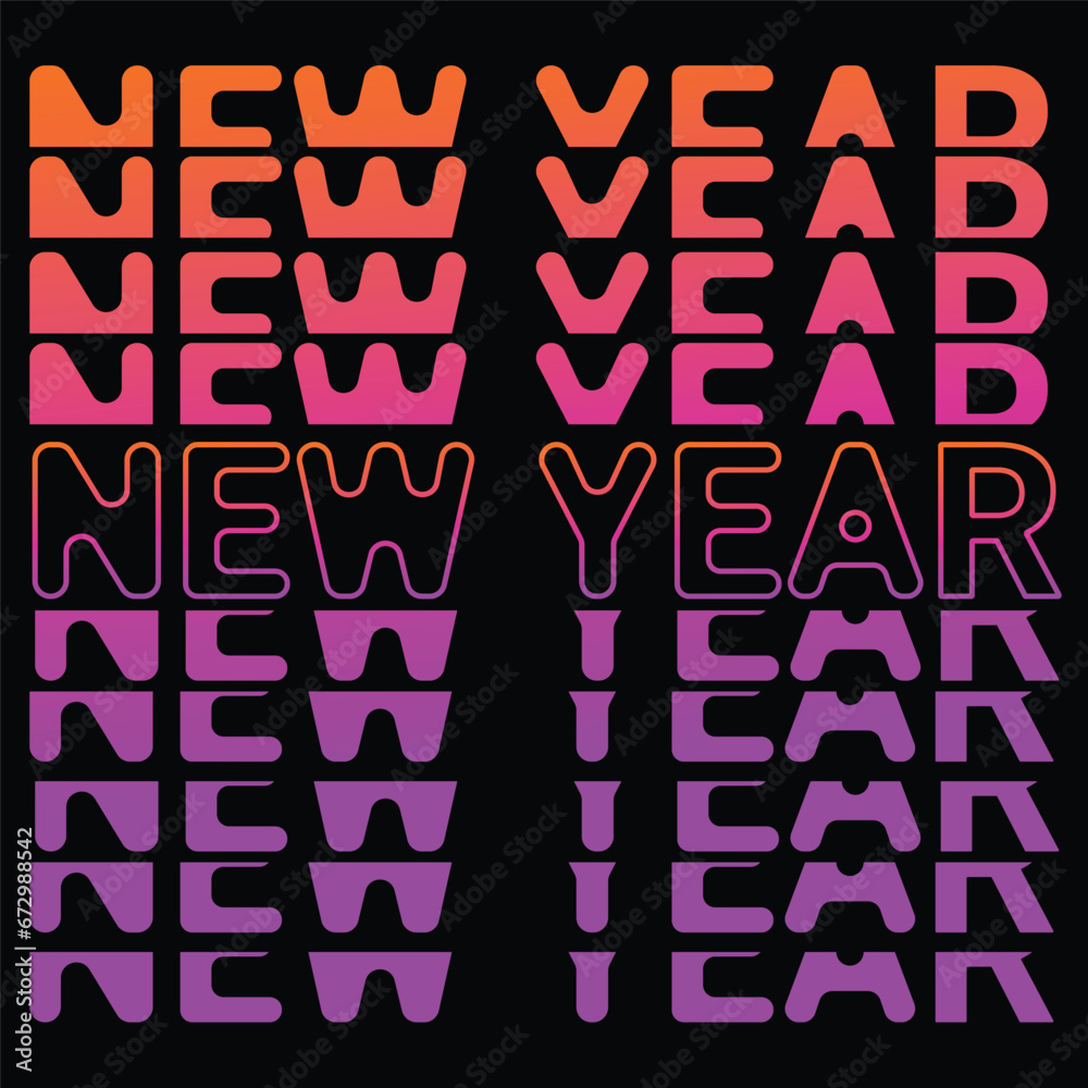 2024 text with modern colors suitable for banners, posters and social ...