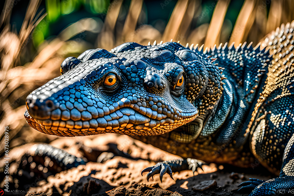 Inca Shirkran (Komodo Dragon): Found on Komodo Island in Indonesia, the ...