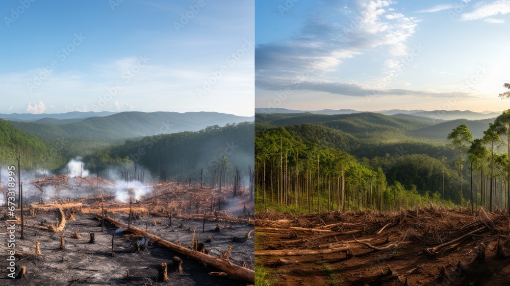 Before and after images reveal the stunning recovery of a once ...