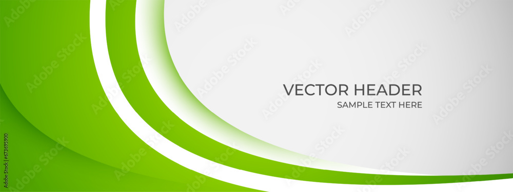Modern green banner background. Graphic design banner pattern ...