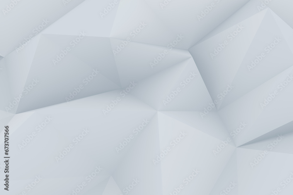 Sharp edges and light interplay across this low-poly, diamond-like 3d ...