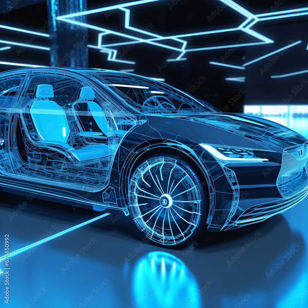 AI in automotive industry - generative AI Stock Illustration | Adobe Stock