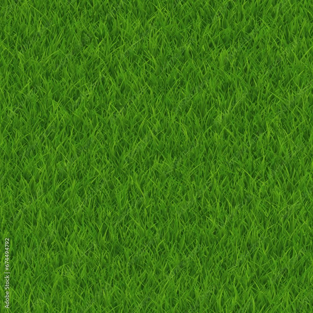 Green grass texture seamless pattern. Vector Stock Vector | Adobe Stock