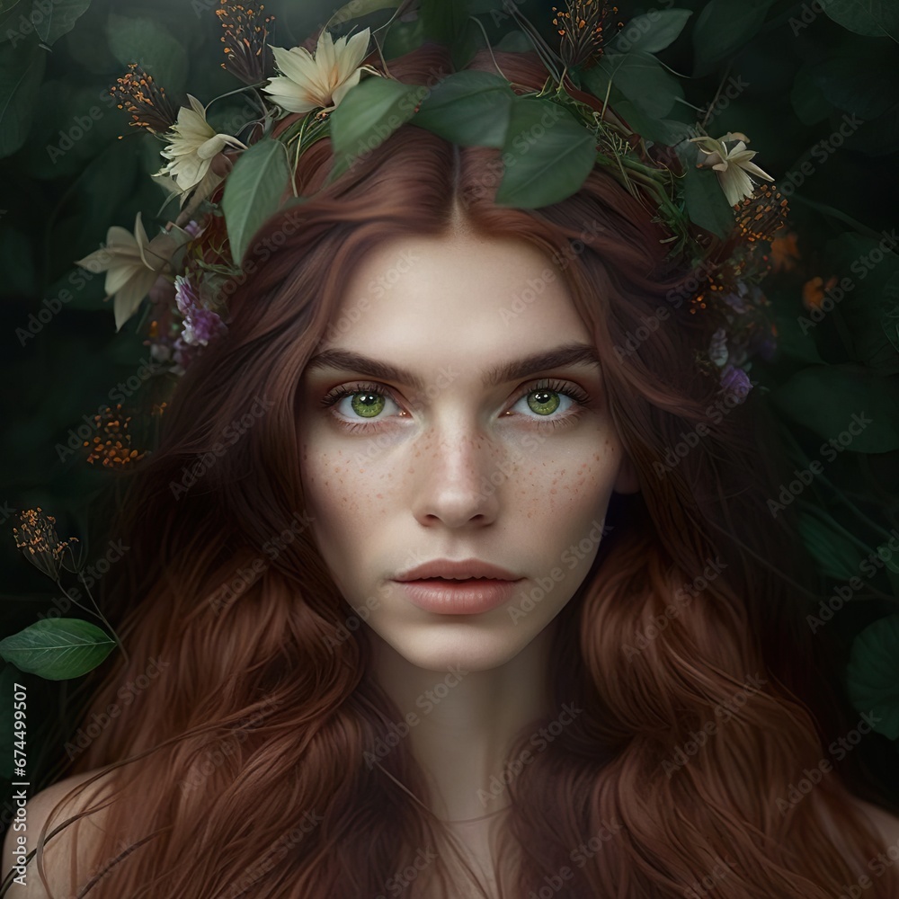 captivating gorgeous, woman model with light skin, big blue eyes ...