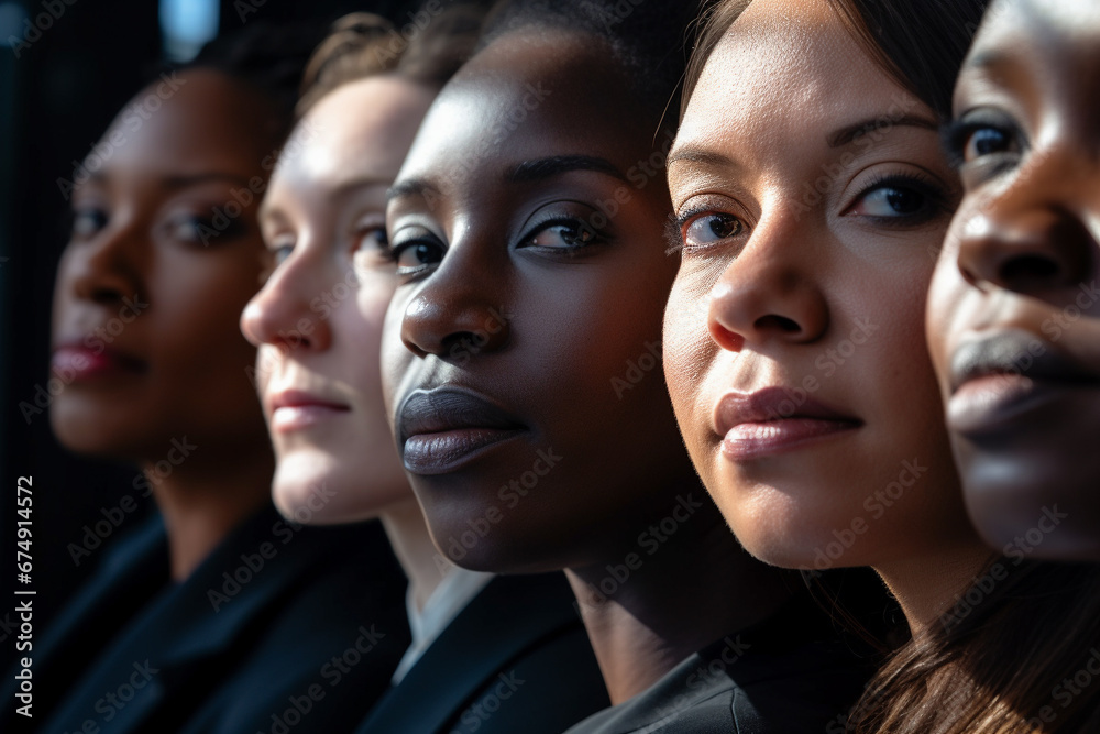Hermosa diversidad de razas y etnias en el trabajo. Personas de ...