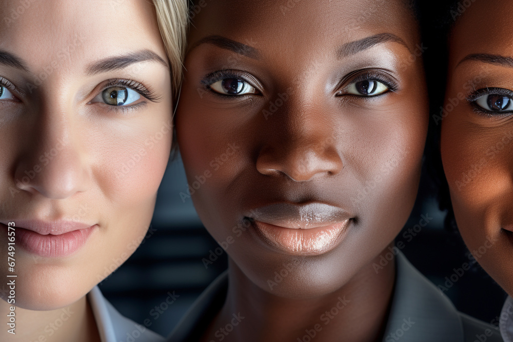 Hermosa diversidad de razas y etnias en el trabajo. Personas de ...