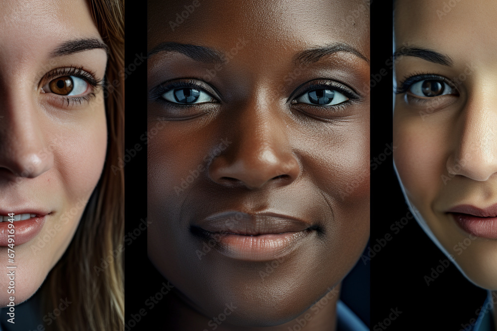 Hermosa diversidad de razas y etnias en el trabajo. Personas de ...