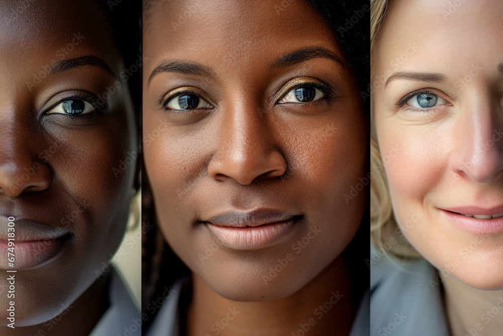 Stock-Illustration „Hermosa diversidad de razas y etnias en el trabajo ...