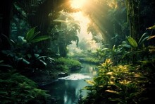 Small Stream In The Woods Free Stock Photo - Public Domain Pictures