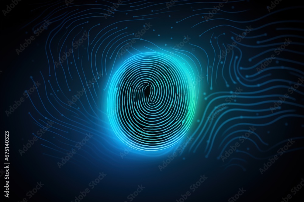 Fingerprint identification system scans fingerprints on digital screen ...