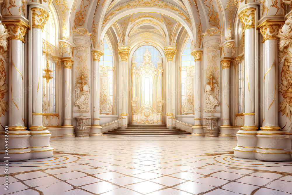 golden palace castle on background Stock Photo | Adobe Stock