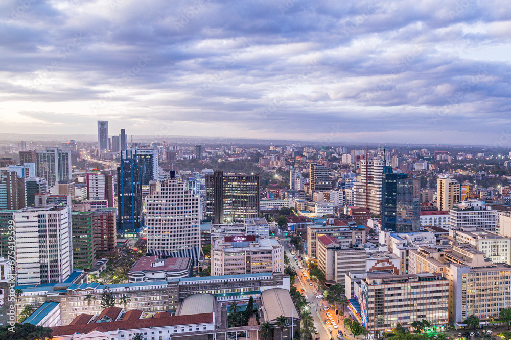 Nairobi City County Kenya's Capital Sunset Sunrise Sundowner Golden ...