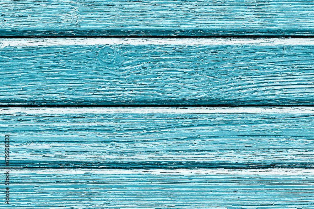 Horizontal blue wood background. Green paint wood texture. Vibrant ...