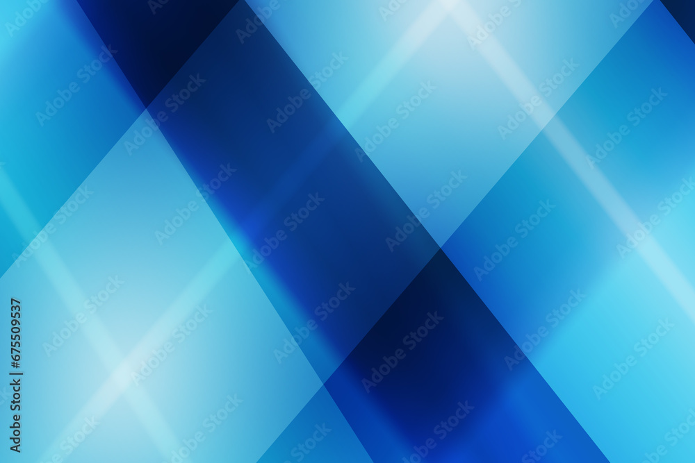 Background design of blue abstract diagonal geometric shapes in bright ...