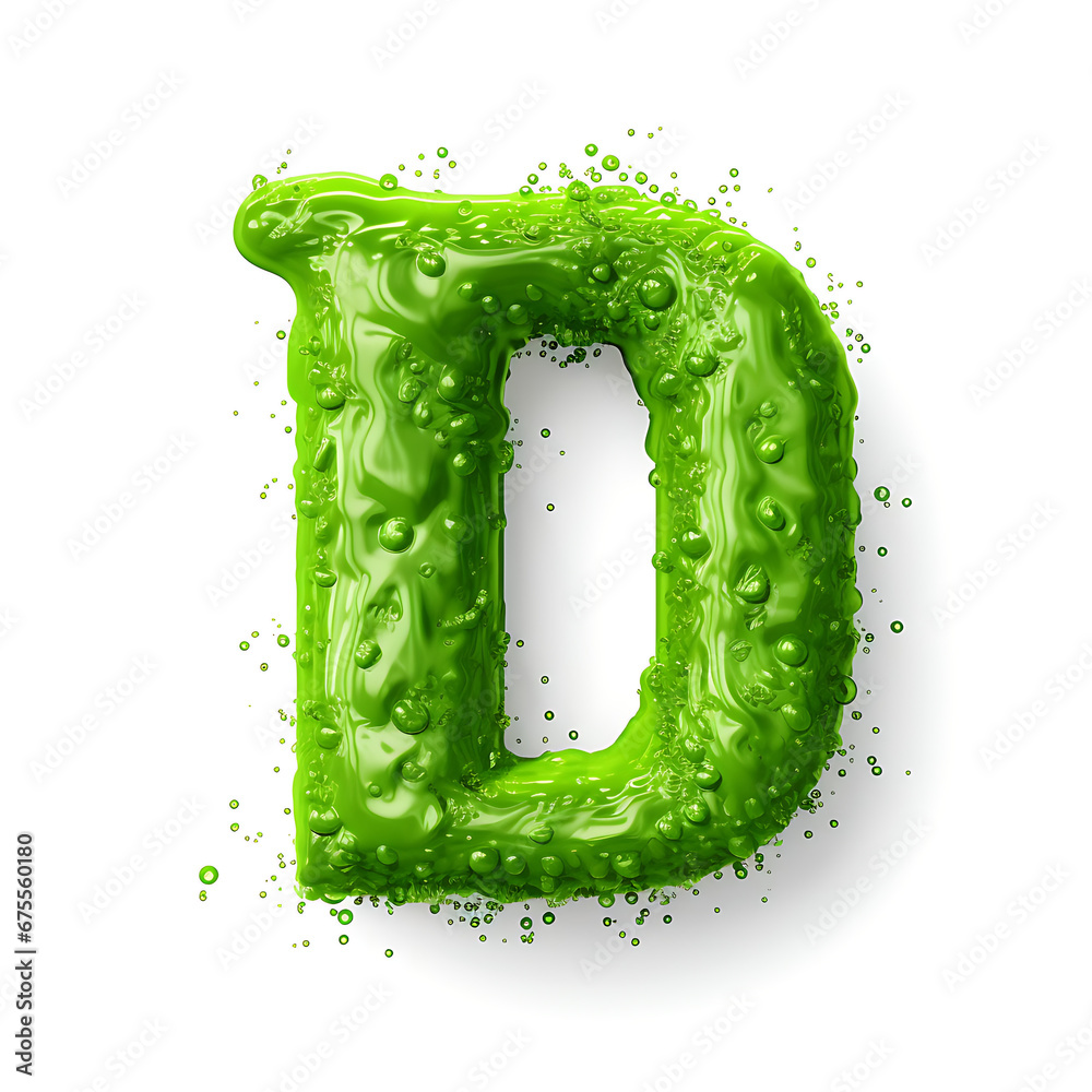 Slime alphabet A to Z, slime letters, green slime font, slimey ...