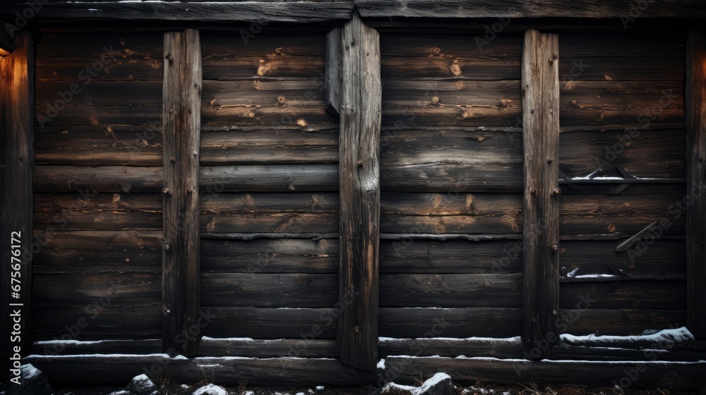 Winter Background Dark Wooden Rustic Covered, Gradient Color Background ...