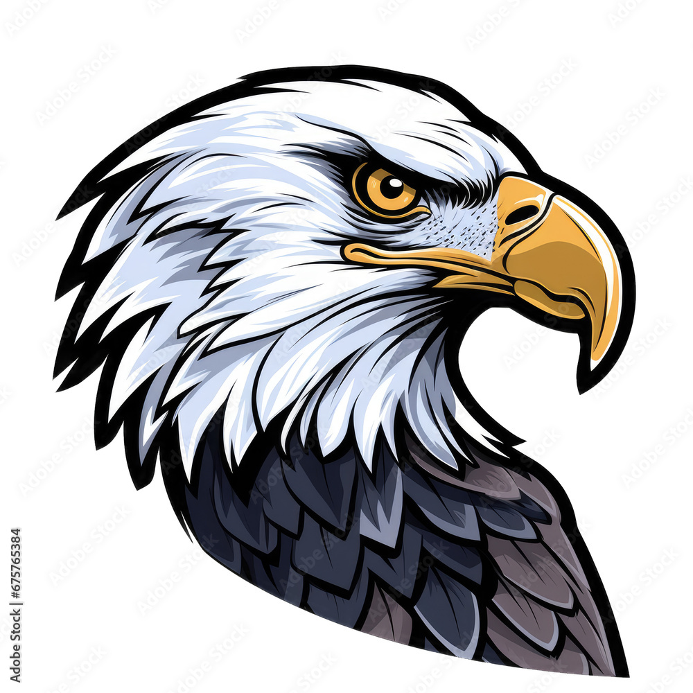 eagle icon logo . Clipart PNG image . Transparent background . Cartoon ...