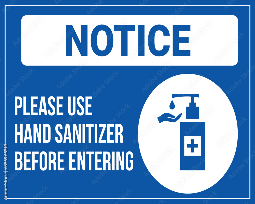 Please use hand sanitizer sign. Caution wash hands. printable sign ...
