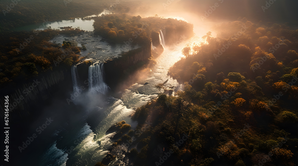 Witnessing the mesmerizing beauty of Mother Nature from above, our ...