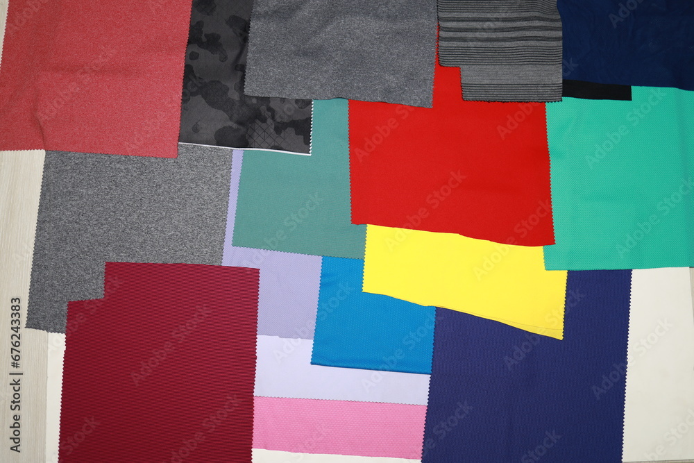 clothing color swatches real fabric, All Colors Pack Swatches Stock ...