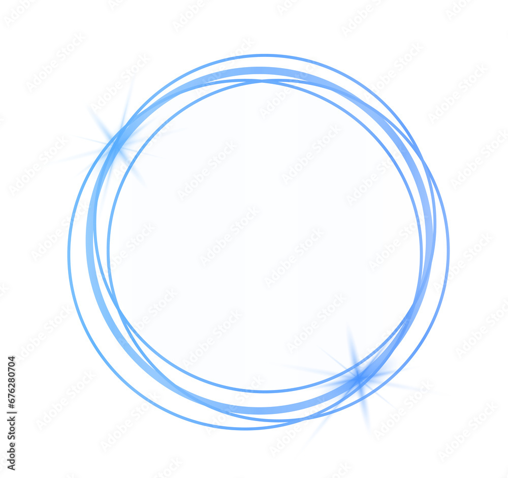 Minimalist Poster Vector Hd Images, Blue Minimalistic Round Poster ...