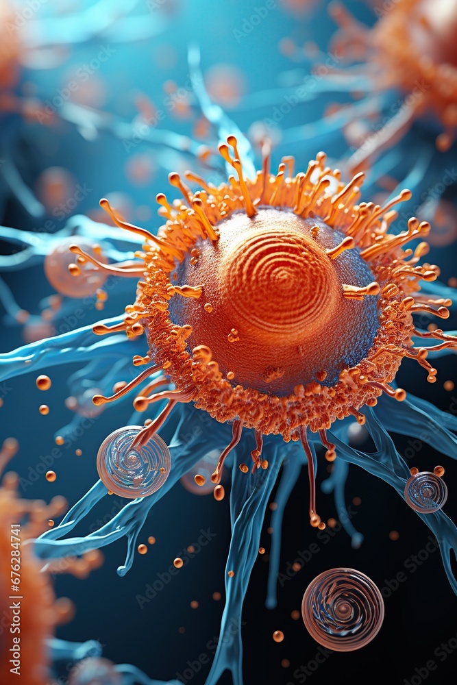Microbacterias y organismos bacterianos. Fondo de biología y ciencia ...