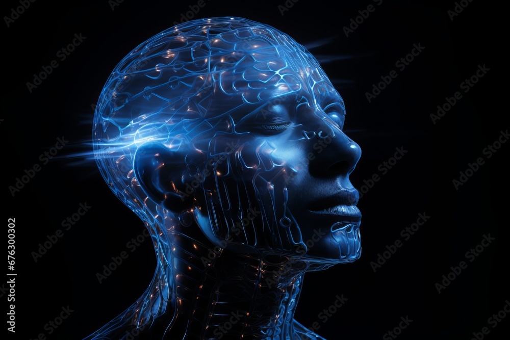 Where Mind Meets Machine: A Photorealistic Depiction of Brain Neural ...