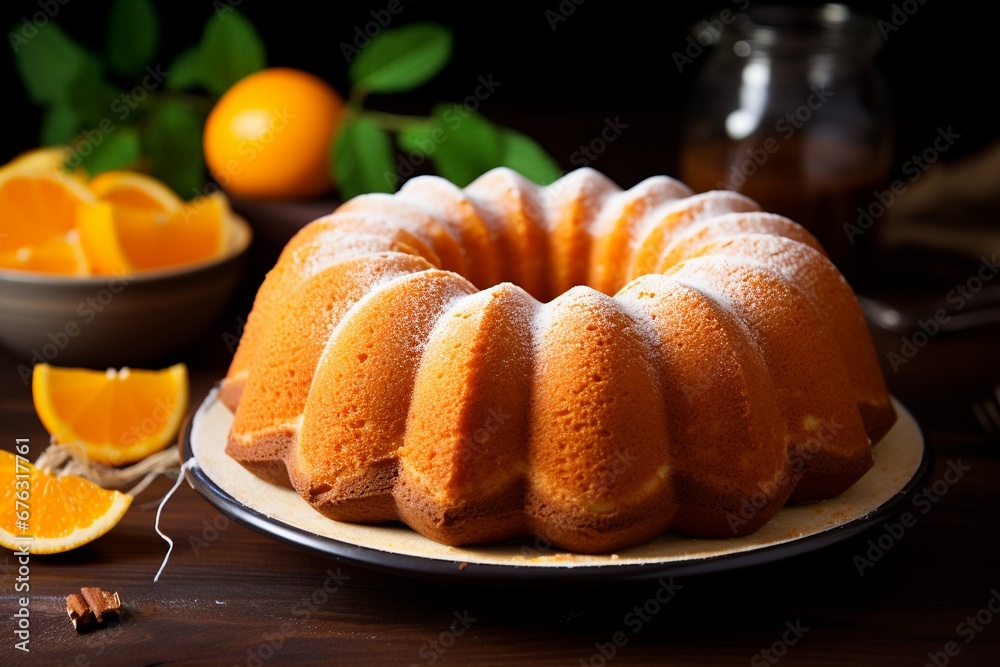 Citrus Infusion: Traditional Vanilla Pound Cake with a Hint of Orange ...