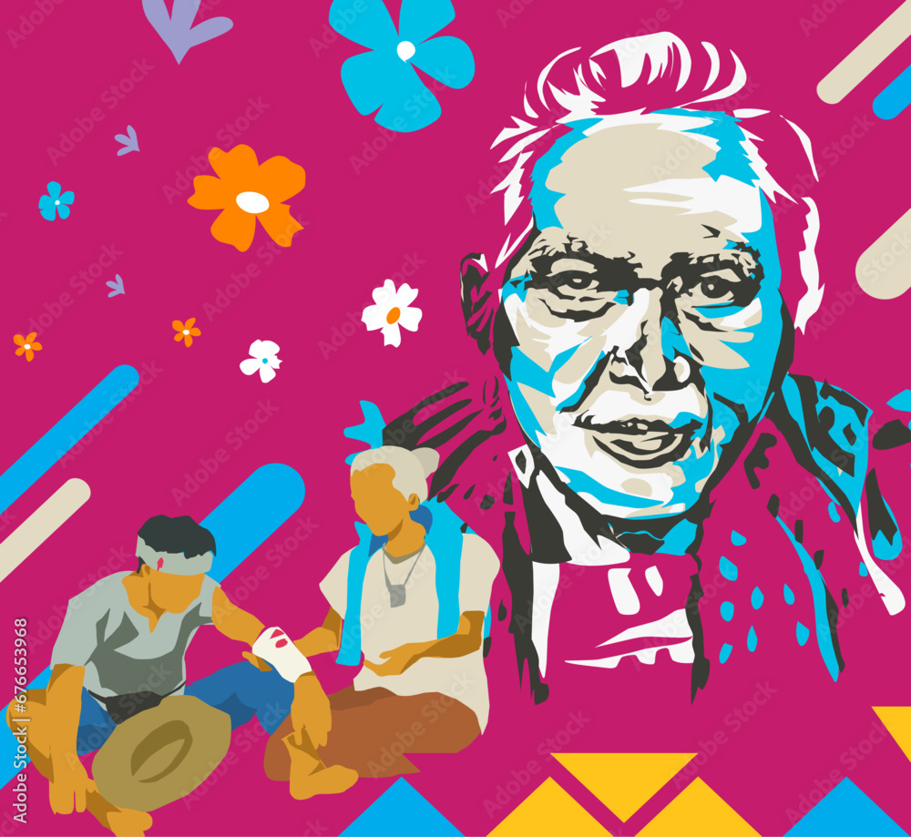 Vector de Stock Tandang Sora: Vector Homage to the Heroic Philippine ...