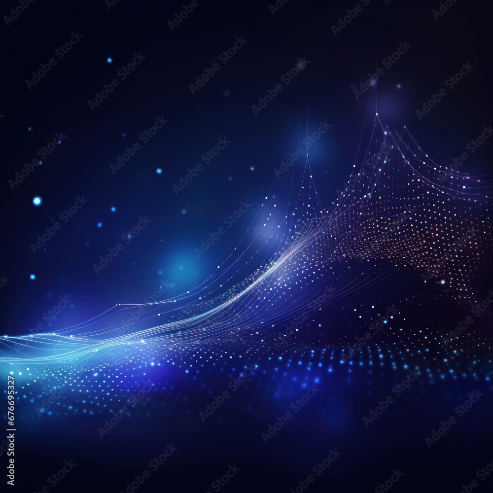 Abstract blue background with luxury lines. Stock Illustration | Adobe ...