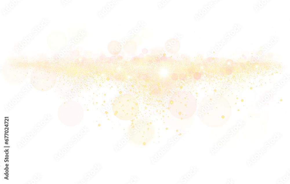Luxury gold glitter. golden sparkle confetti. shiny glittering dust ...
