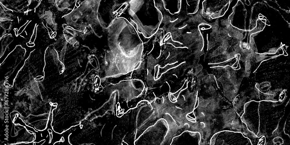 Microscope Bacteria. Gray Cancer Molecule. Grey Bacteria Character ...