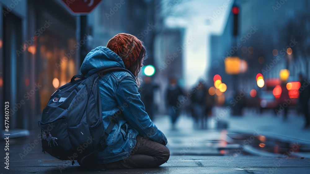 Bridges of Empathy: Understanding Homelessness Through a Gaze Stock ...