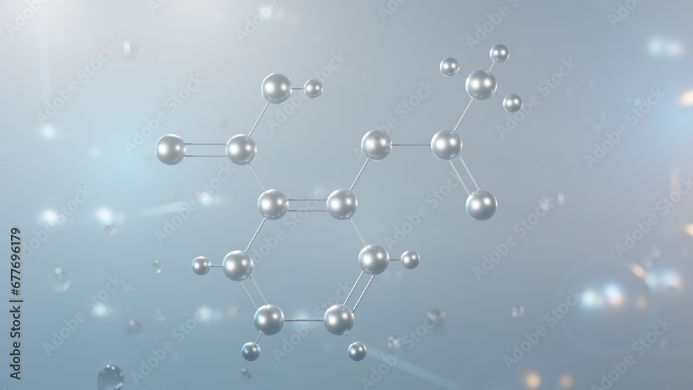 aspirin molecular structure, 3d model molecule, acetylsalicylic acid ...