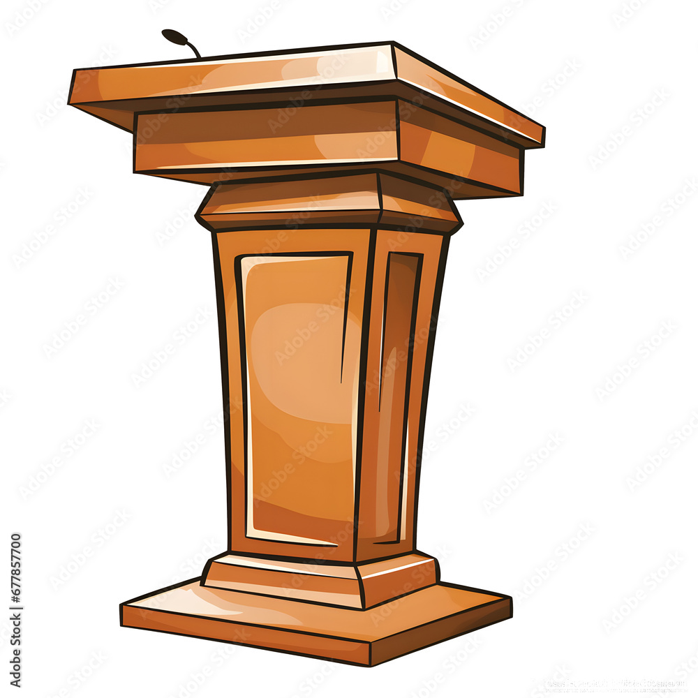 cartoon clipart of Lecture Podium, study clipart, graduation ...