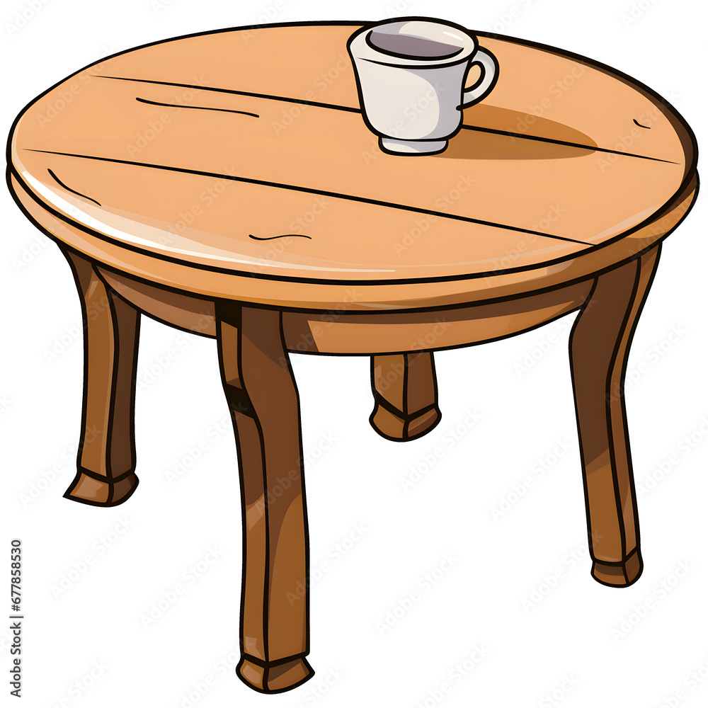 cartoon clipart of Coffee Table, furniture clipart, interior clipart ...