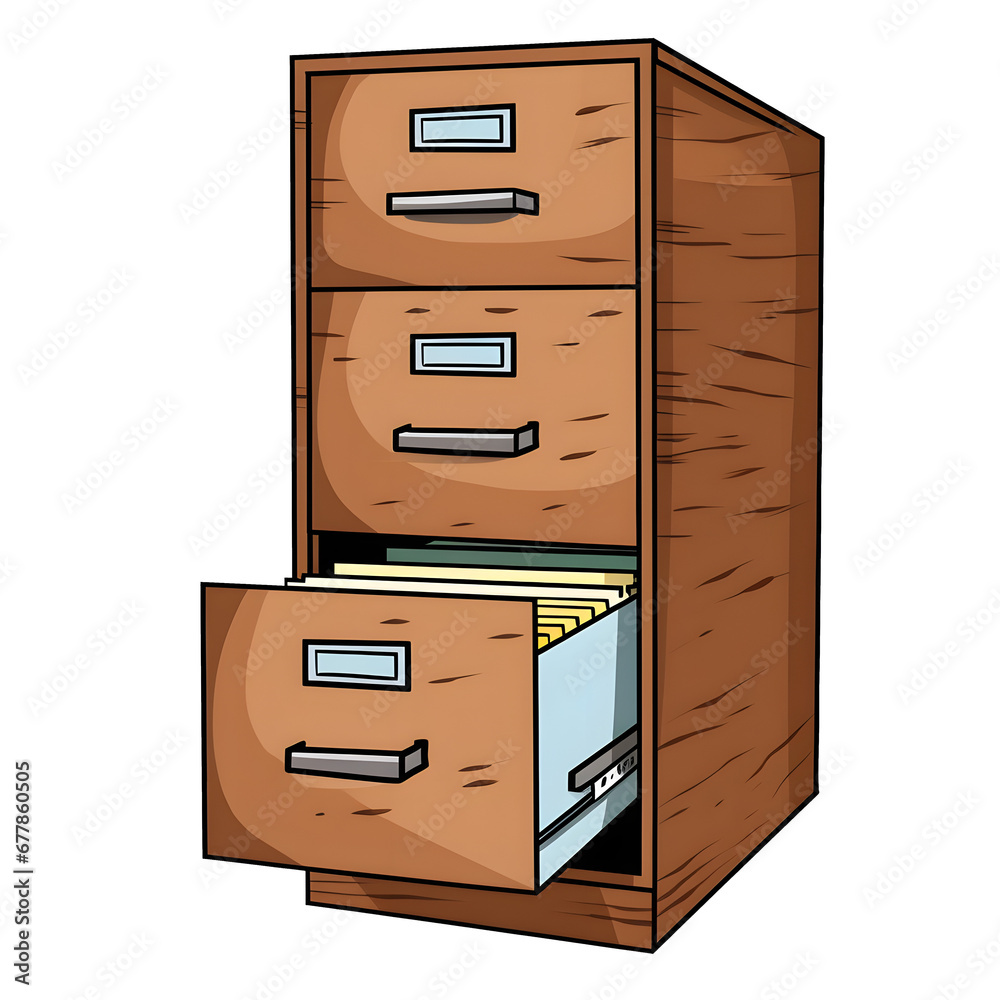 cartoon clipart of Filing Cabinet, furniture clipart, interior clipart ...