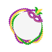 Mardi Gras Frame Template Free Stock Photo - Public Domain Pictures